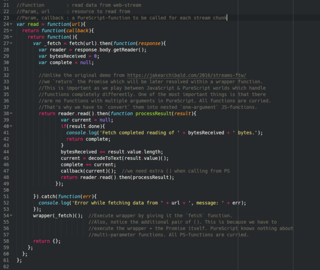 Using Web Streams with PureScript – Coding