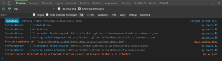 Intro to Angular 2 – Part 6 – ServiceWorkers – Coding